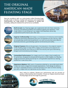 Floating Stage Productions – Making Your Community a Destination