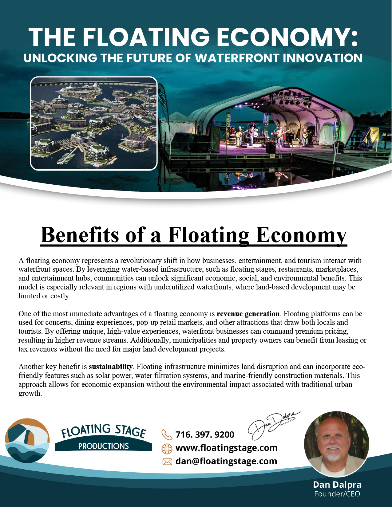 Benefits of a Floating Economy – Floating Stage Productions